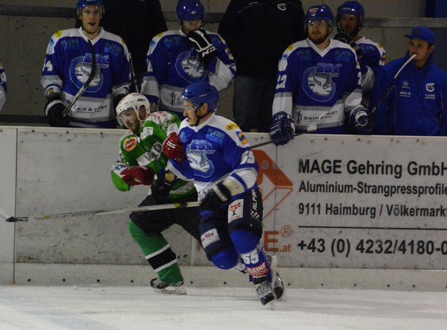 Eishockey: VST Adler Völkermarkt - ESC Steindorf 0:8 (0:2 0:4 0:2 ...