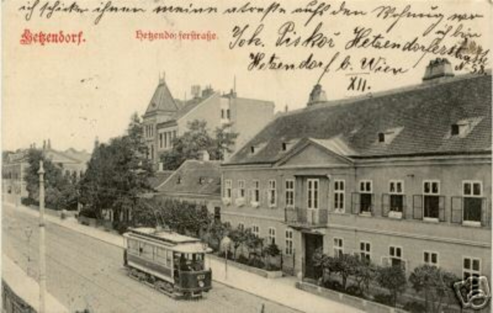 Wien Hetzendorf in alten Fotografien aus dem Archiv Amreiter - Meidling