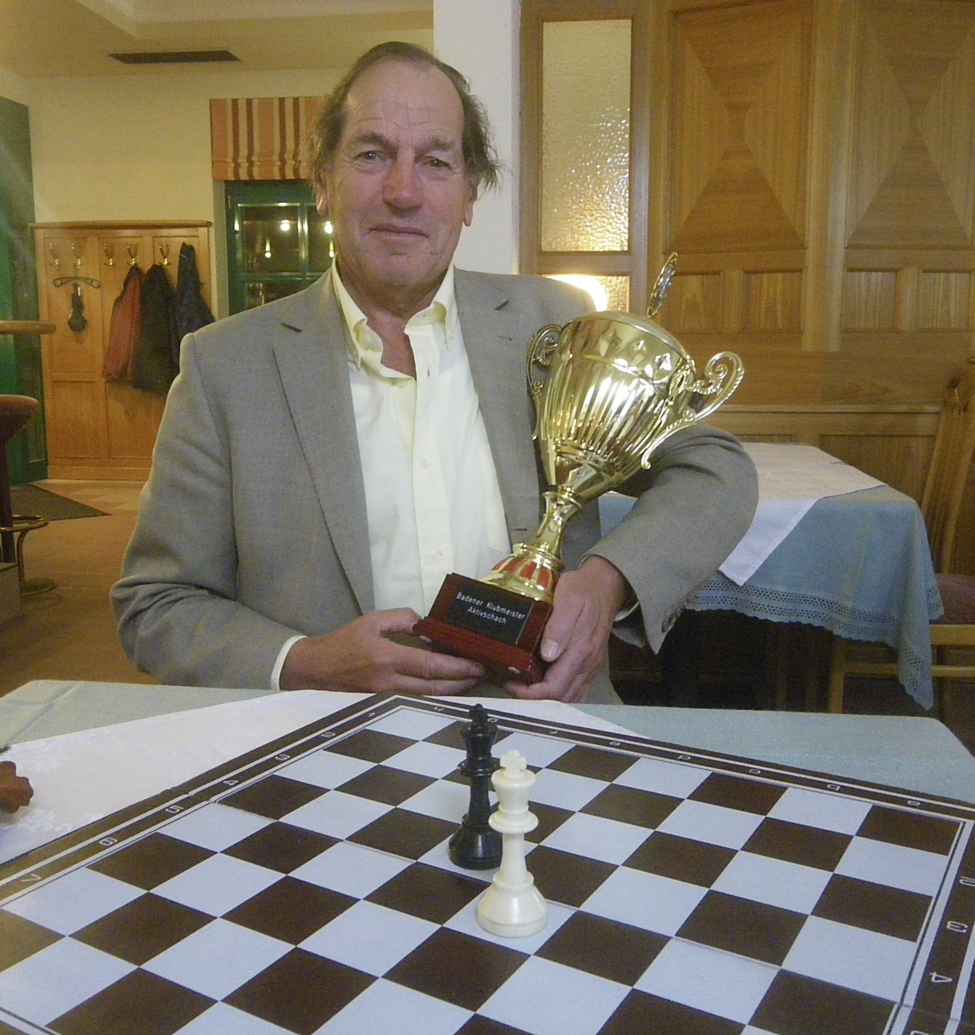Karl Binder Klubmeister 2014 im Aktivschach - Baden