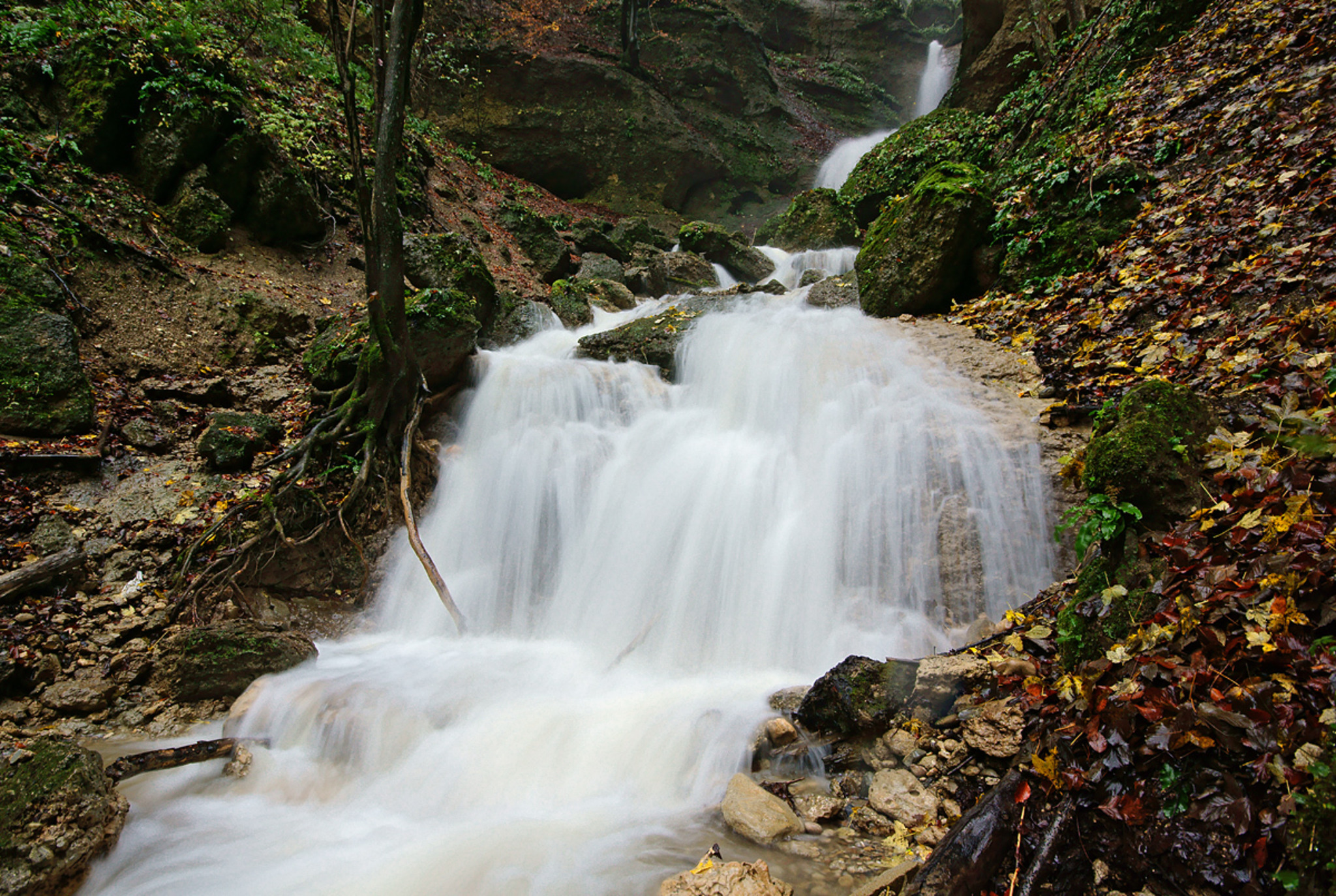 Ebenthaler Wasserfall nach Regen - Klagenfurt