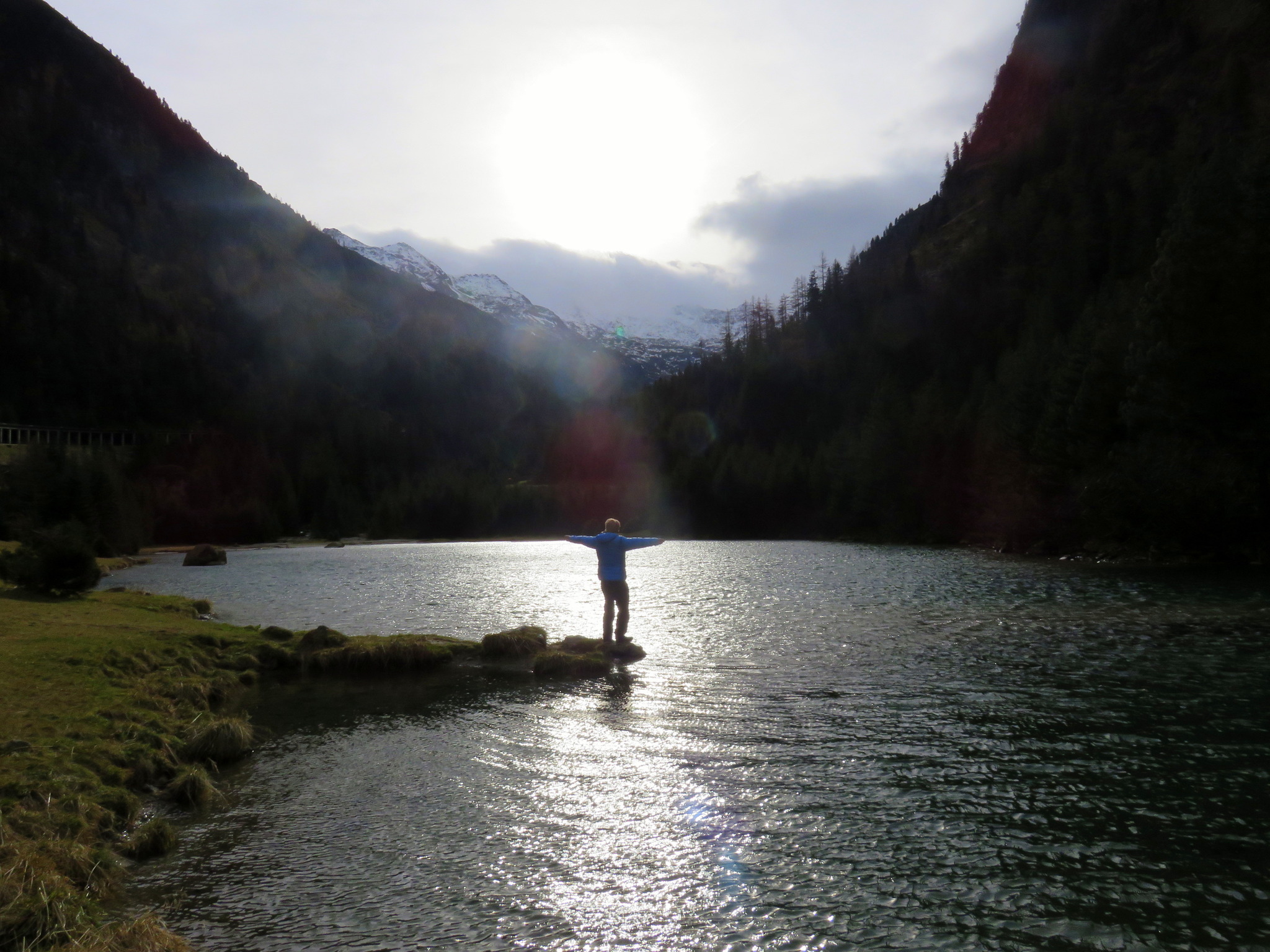 Im Amertal, befindet sich der malerische Elisabethsee auf ca 1550m ...