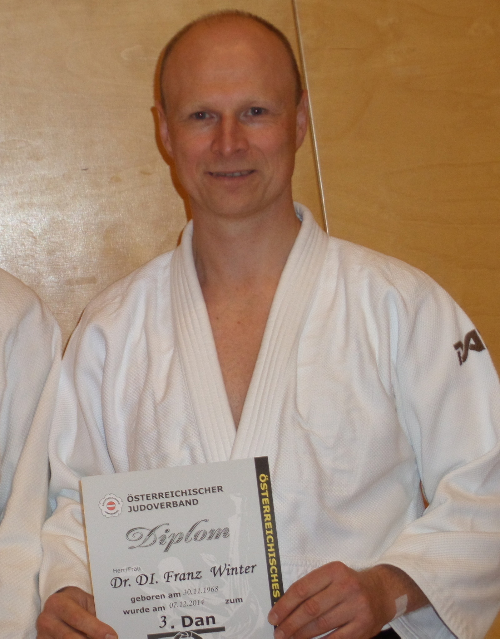 AJC-Thermenregion Trainer Franz Winter erreicht 3. Dan! - Baden