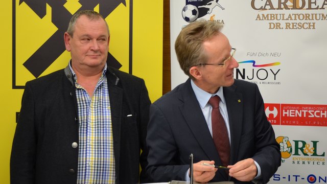 SV Cardea Rehberg erhält neuen Sponsoring-Vertrag - Krems