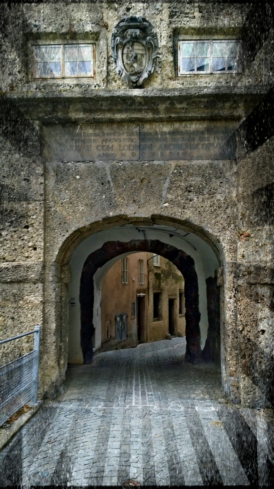 Das innere Steintor in der Steingasse - Salzburg-Stadt