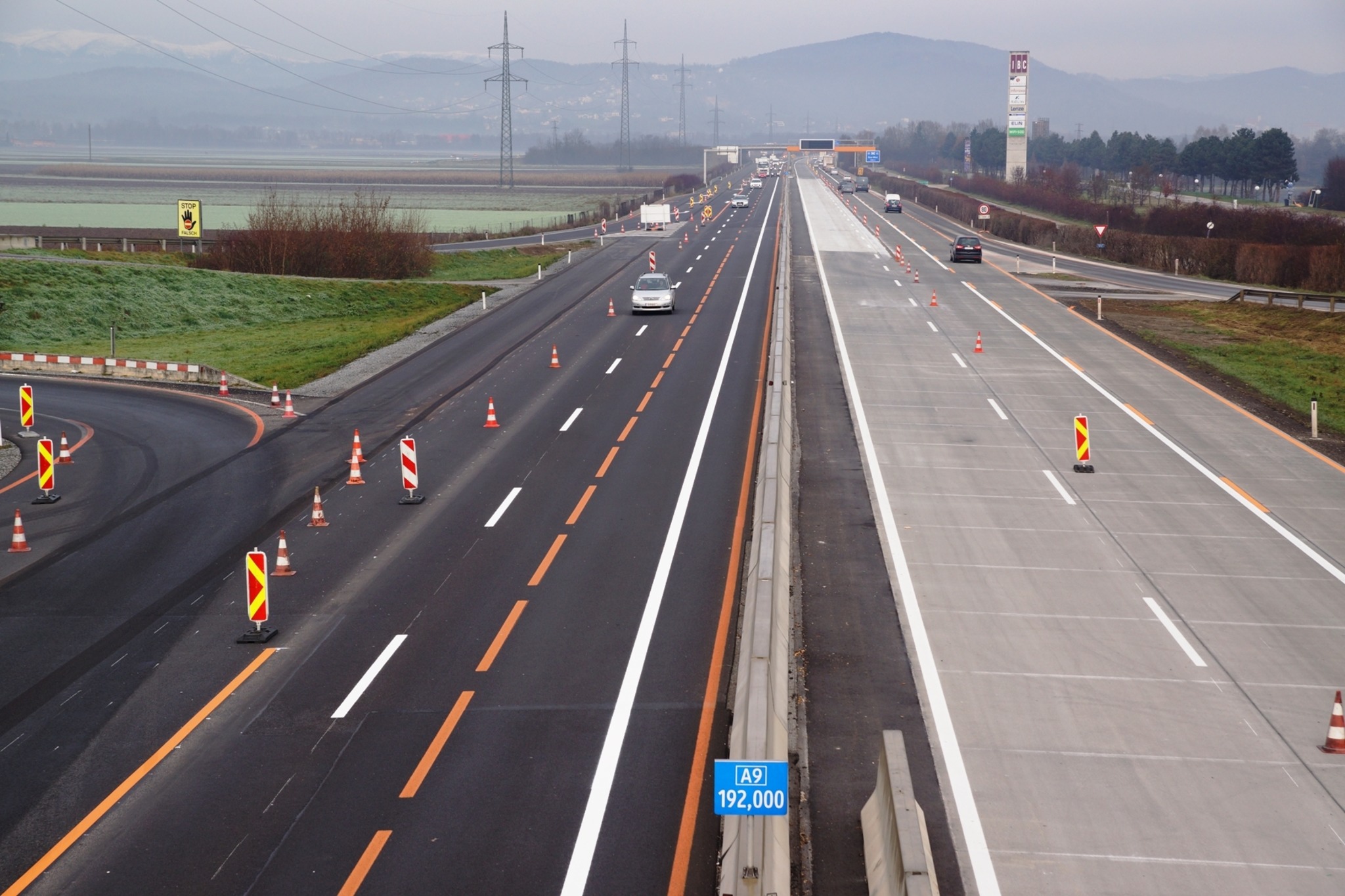 Baustelle auf der A9 abgeschlossen - Leibnitz