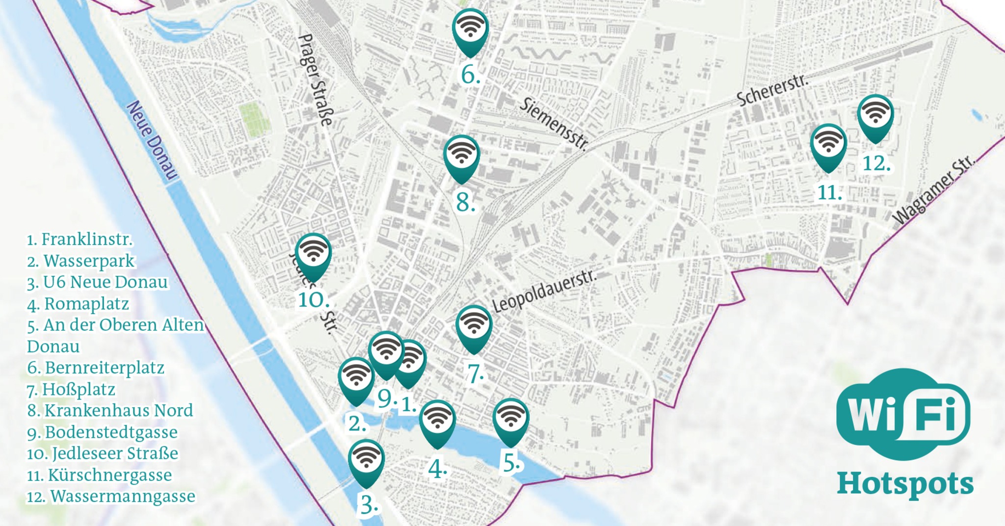 Floridsdorf: Neue WLAN-Hotspots im Bezirk - Floridsdorf