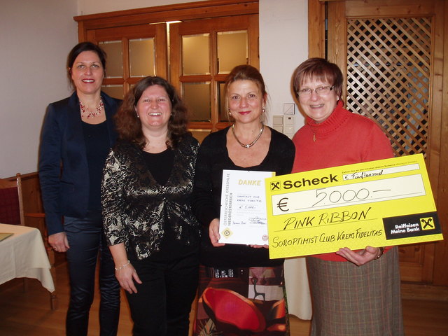 Soroptimistinnen für Pink Ribbon - Krems