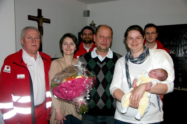 NAW-Team besuchte Baby Lea in Oberloisdorf - Oberpullendorf