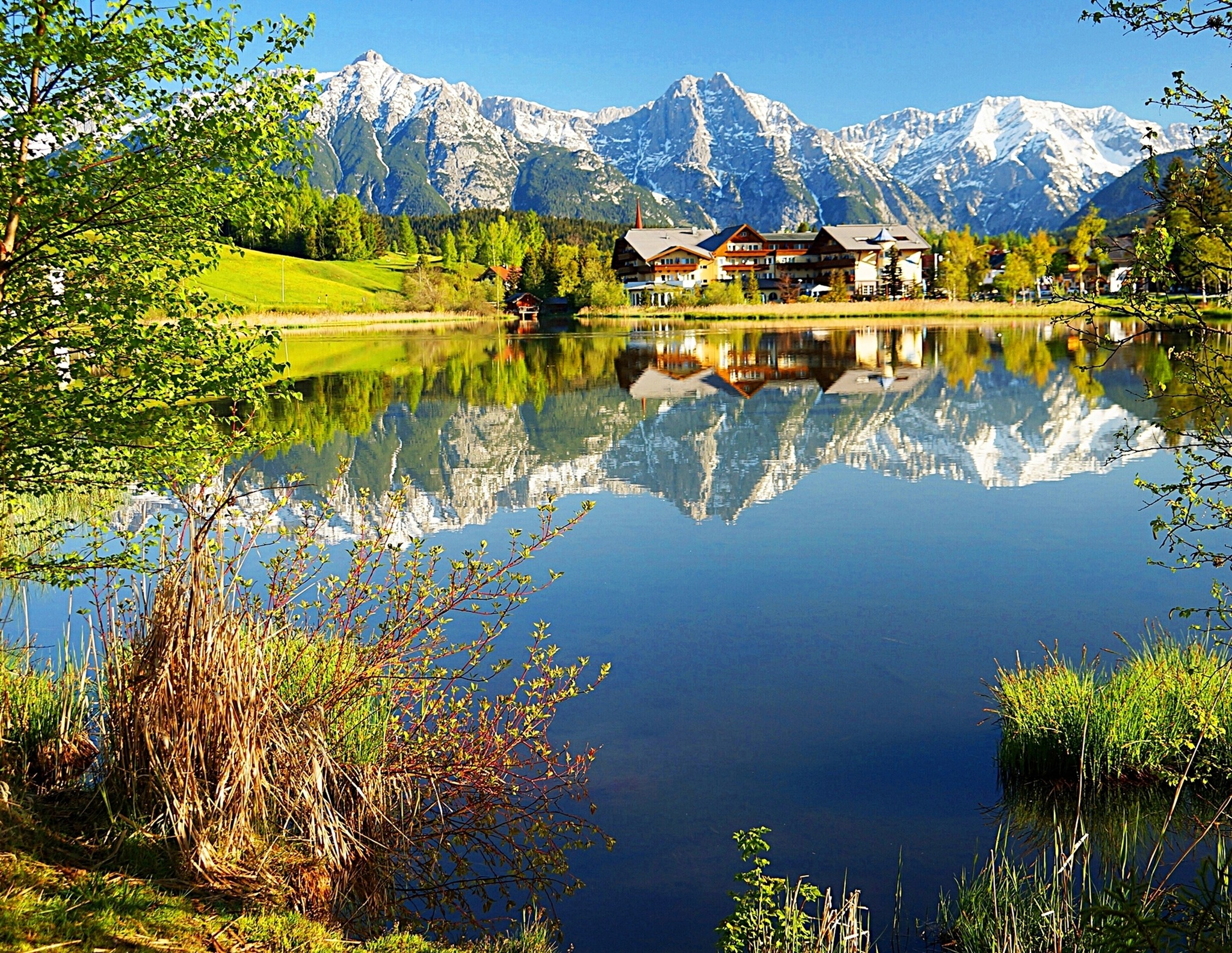 SPIEGELUNG im Wildsee in Seefeld - Kufstein
