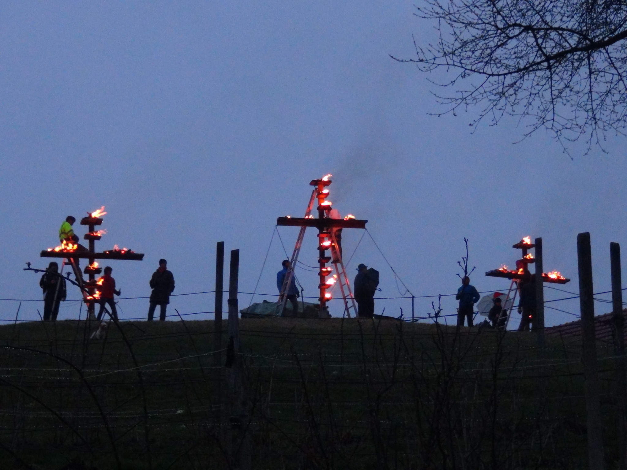 Osterkreuz-Hoaz´n am Wognahanslkogl am Sauberg - Leibnitz
