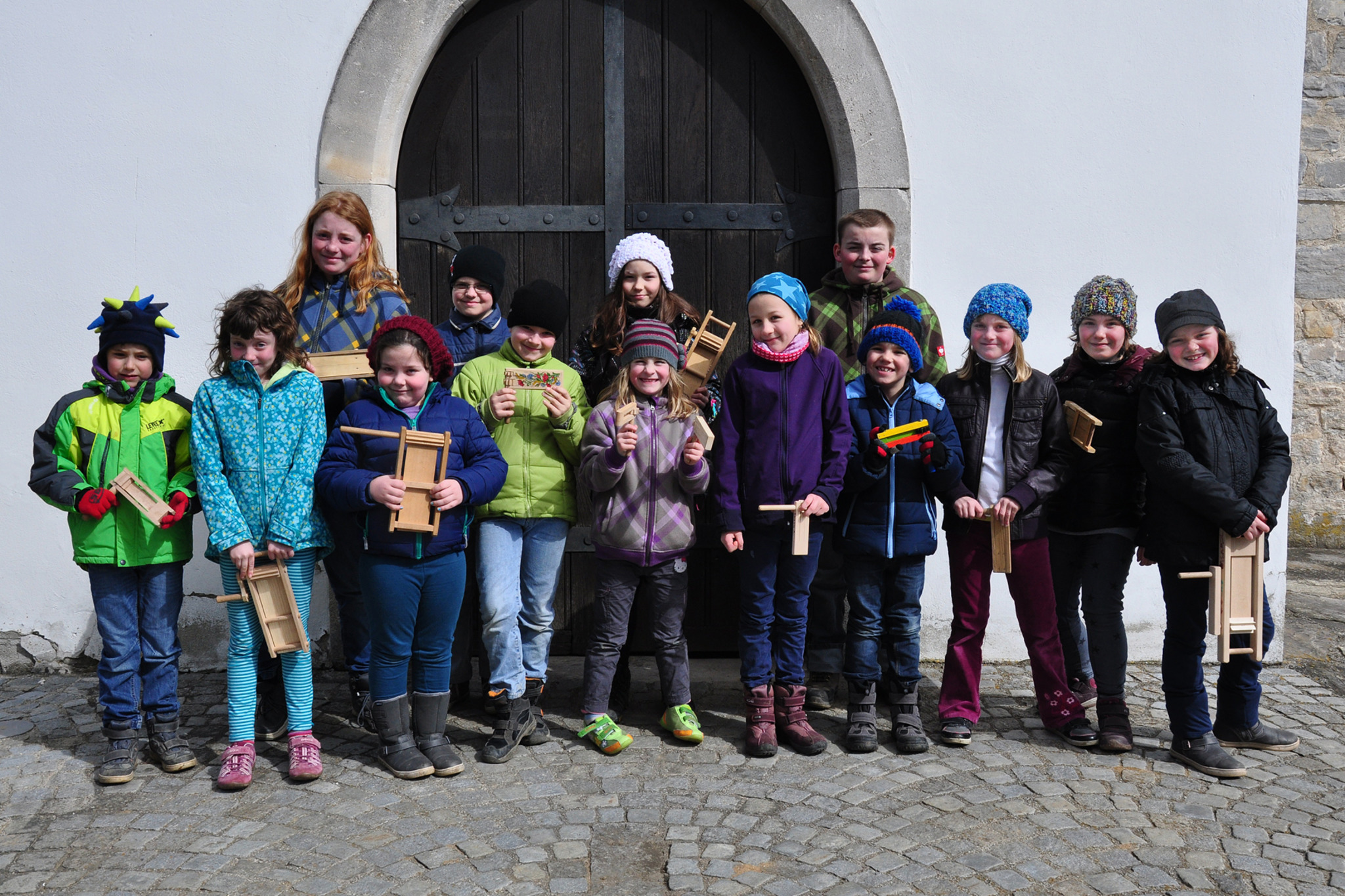 Die Ratscherkinder in Altpölla waren heuer besonders fleißig und sind ...