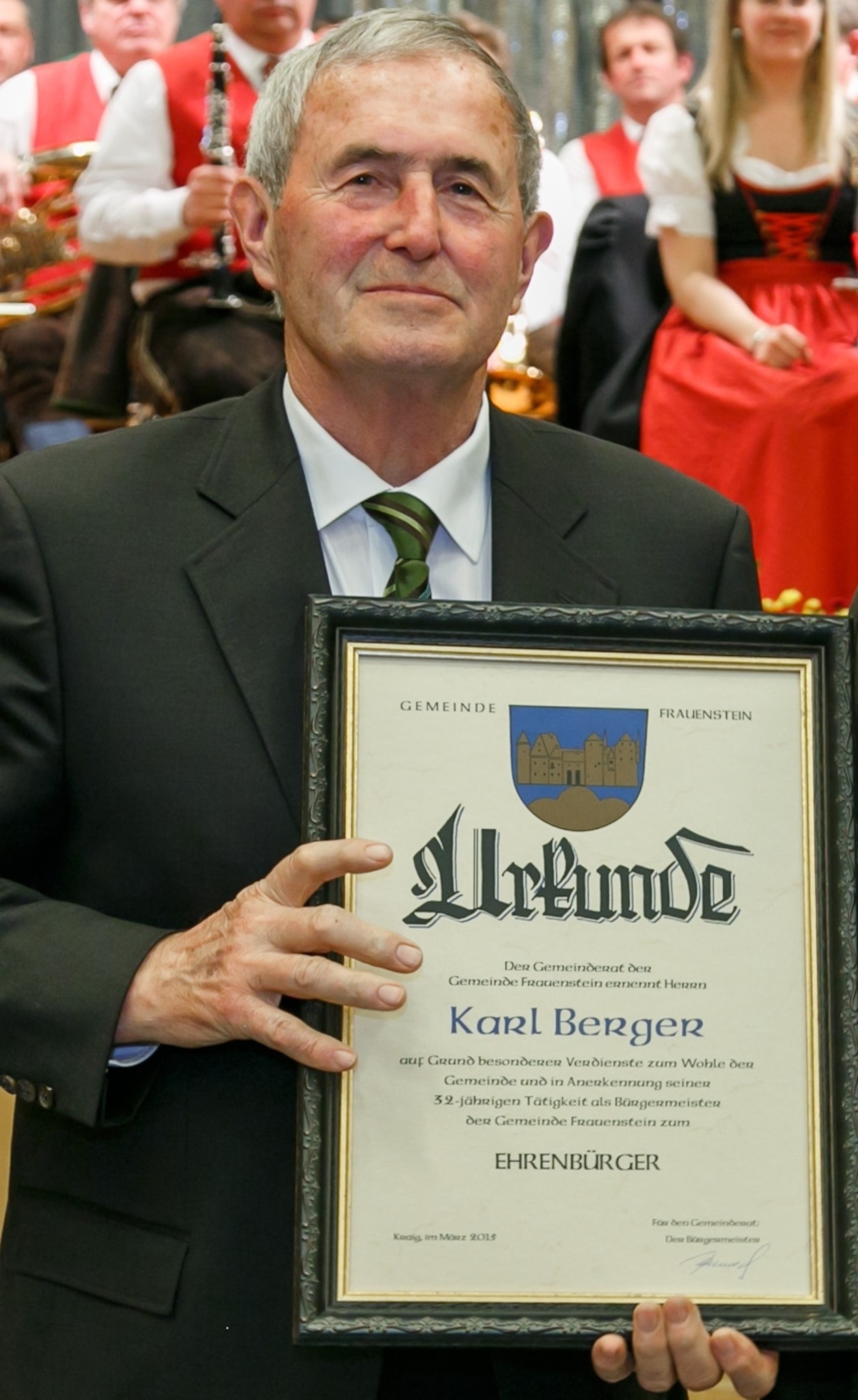 Hohe Auszeichnung für Karl Berger - St. Veit