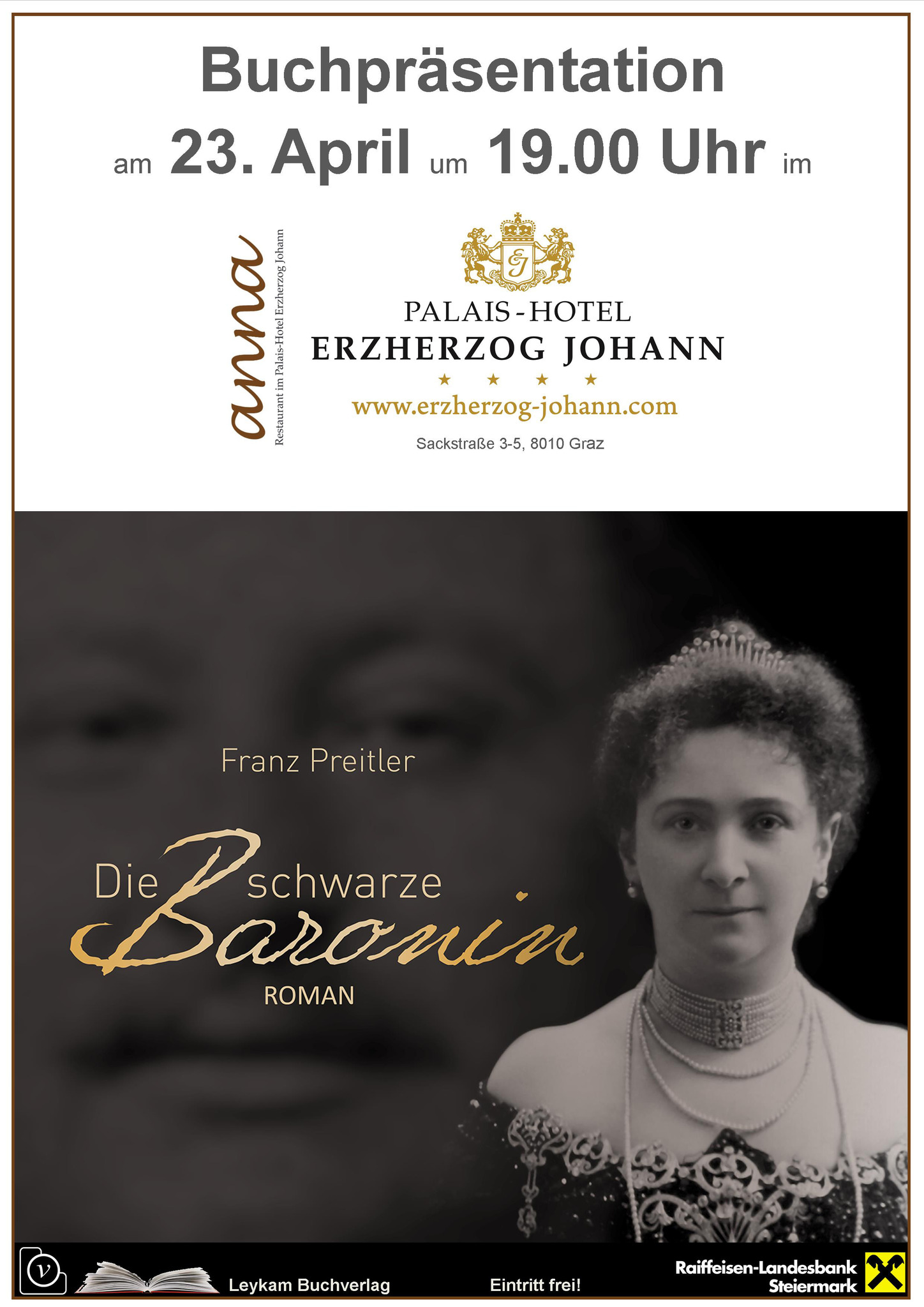 Skandalroman "Die schwarze Baronin" Lesung in Graz - Graz