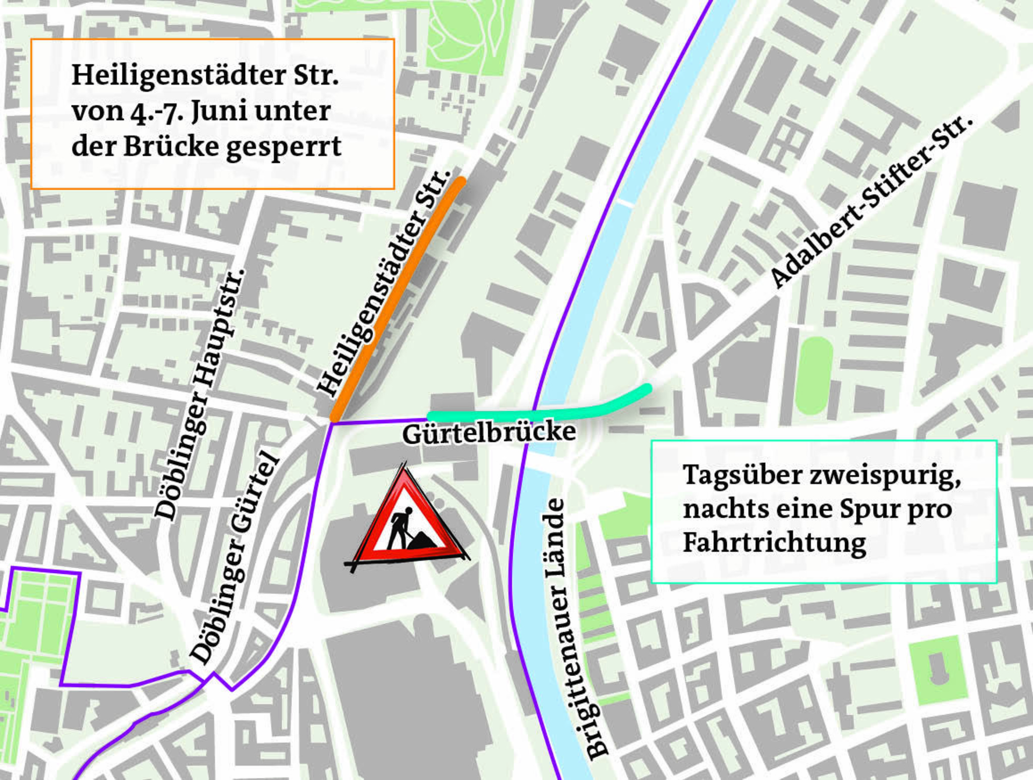 Gürtelbrücke: "Wir sind im Zeitplan" - Brigittenau