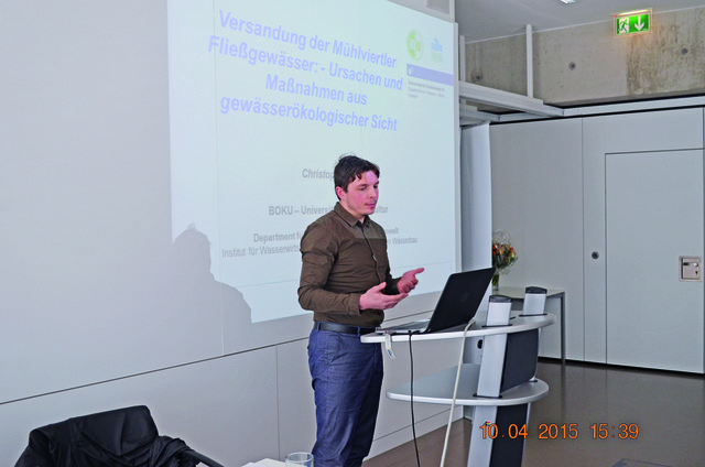 Versandung ein großes Problem für Bach und Fische - Rohrbach