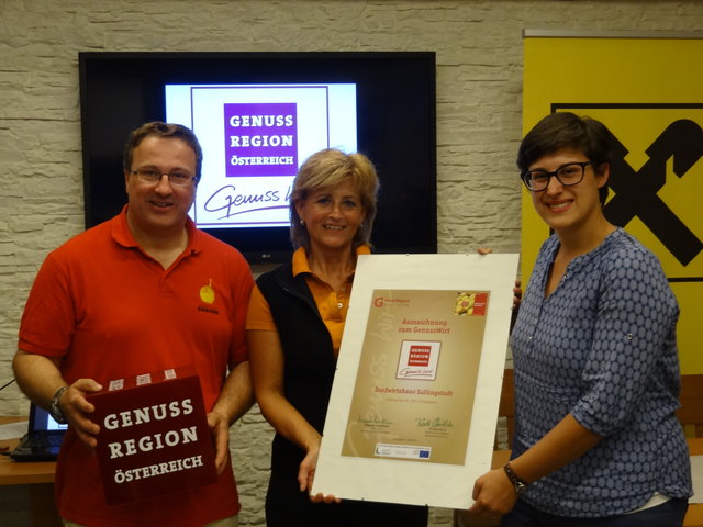 Dorfwirtshaus als Genusswirt ausgezeichnet - Zwettl