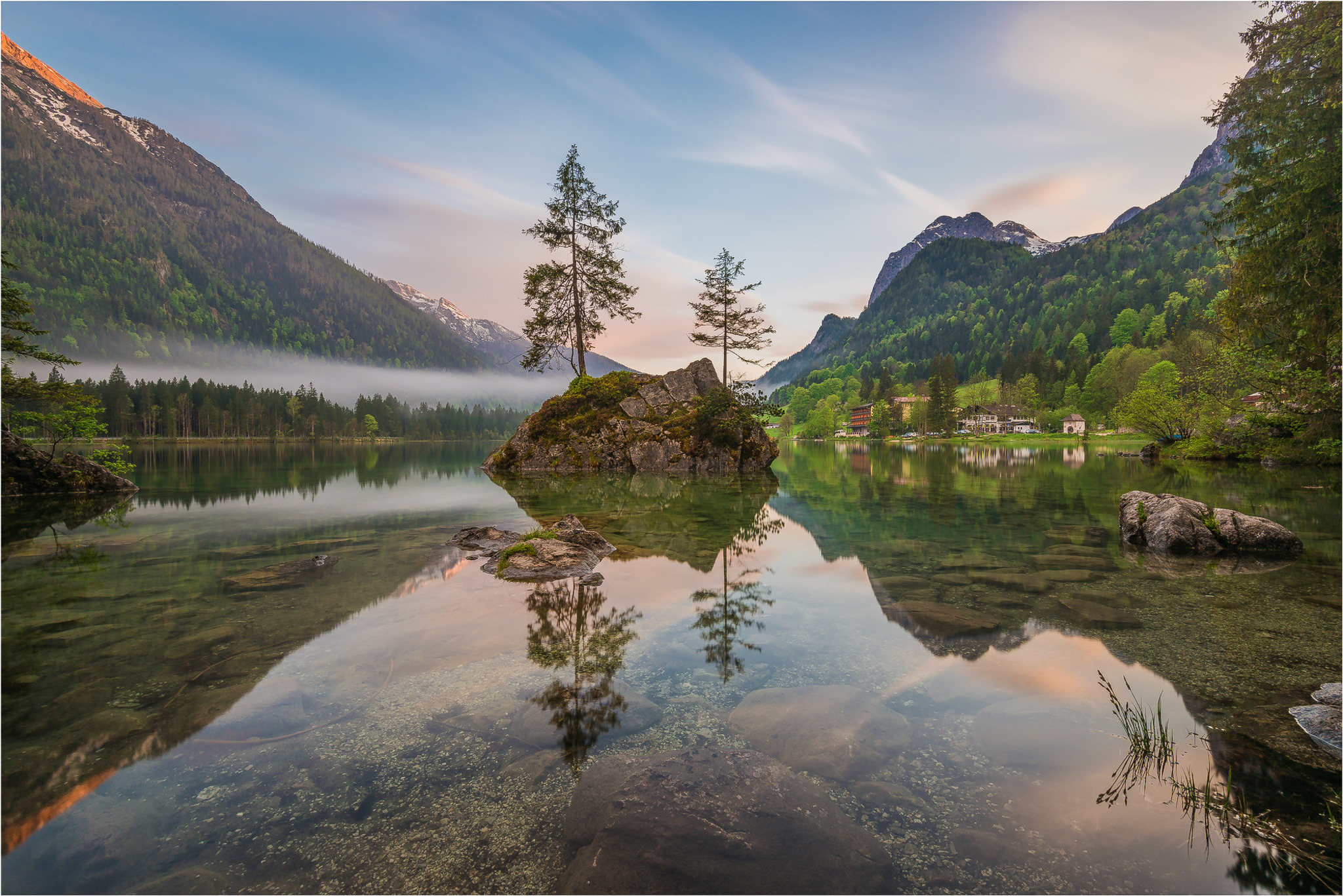 Abendstimmung am Hintersee - Salzburg-Stadt