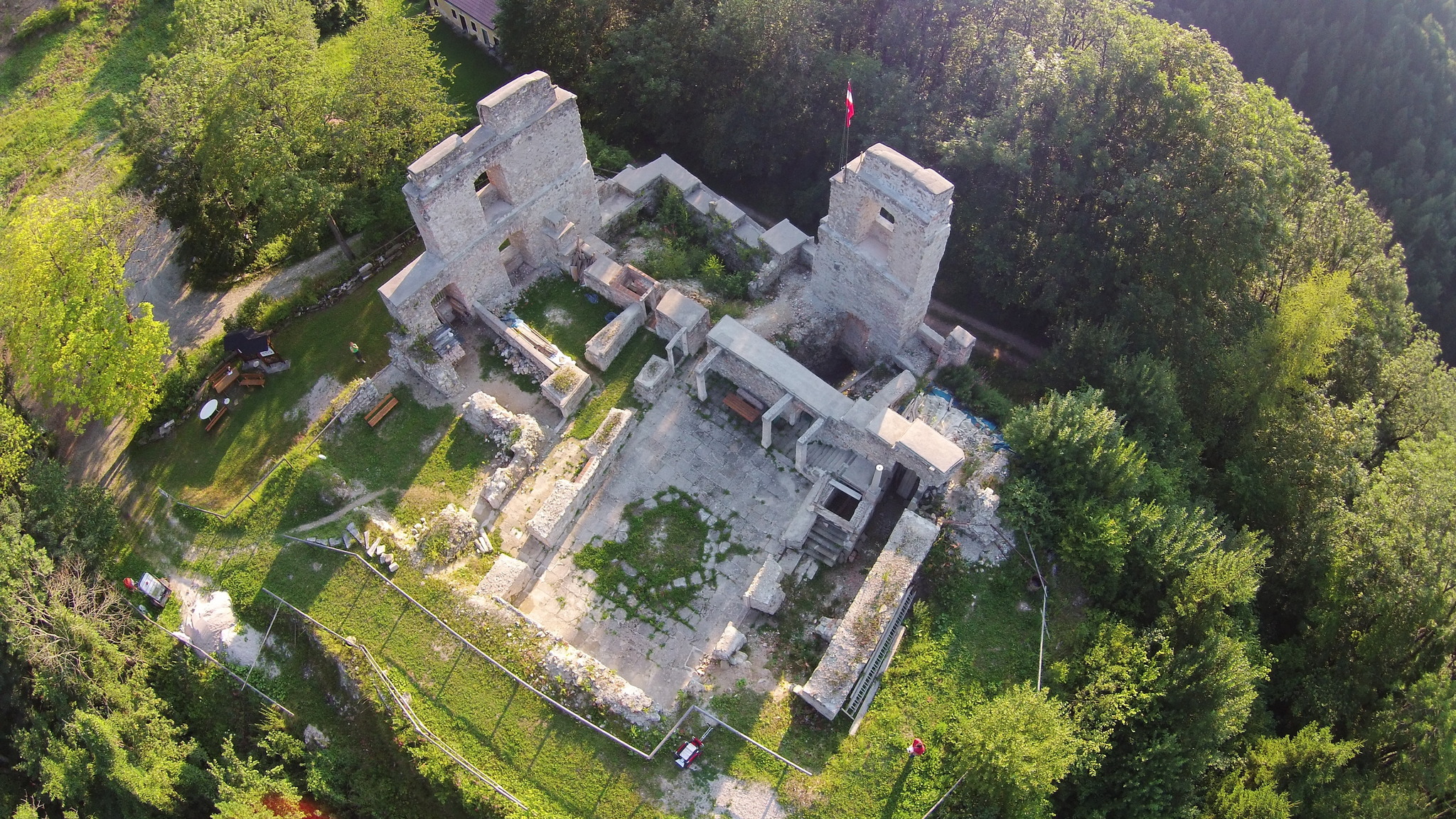 Lohnenswertes Ausflugsziel: die Ruine Seisenburg - Kirchdorf
