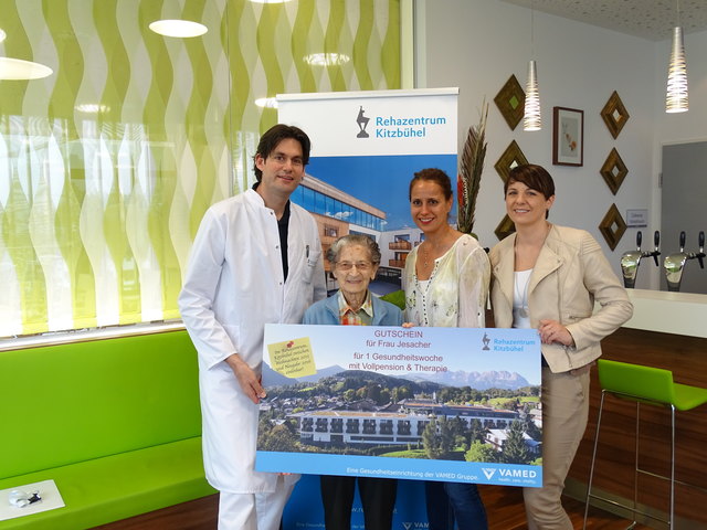 Reha-Gutschein zum bevorstehenden 100. Geburtstag - Kitzbühel