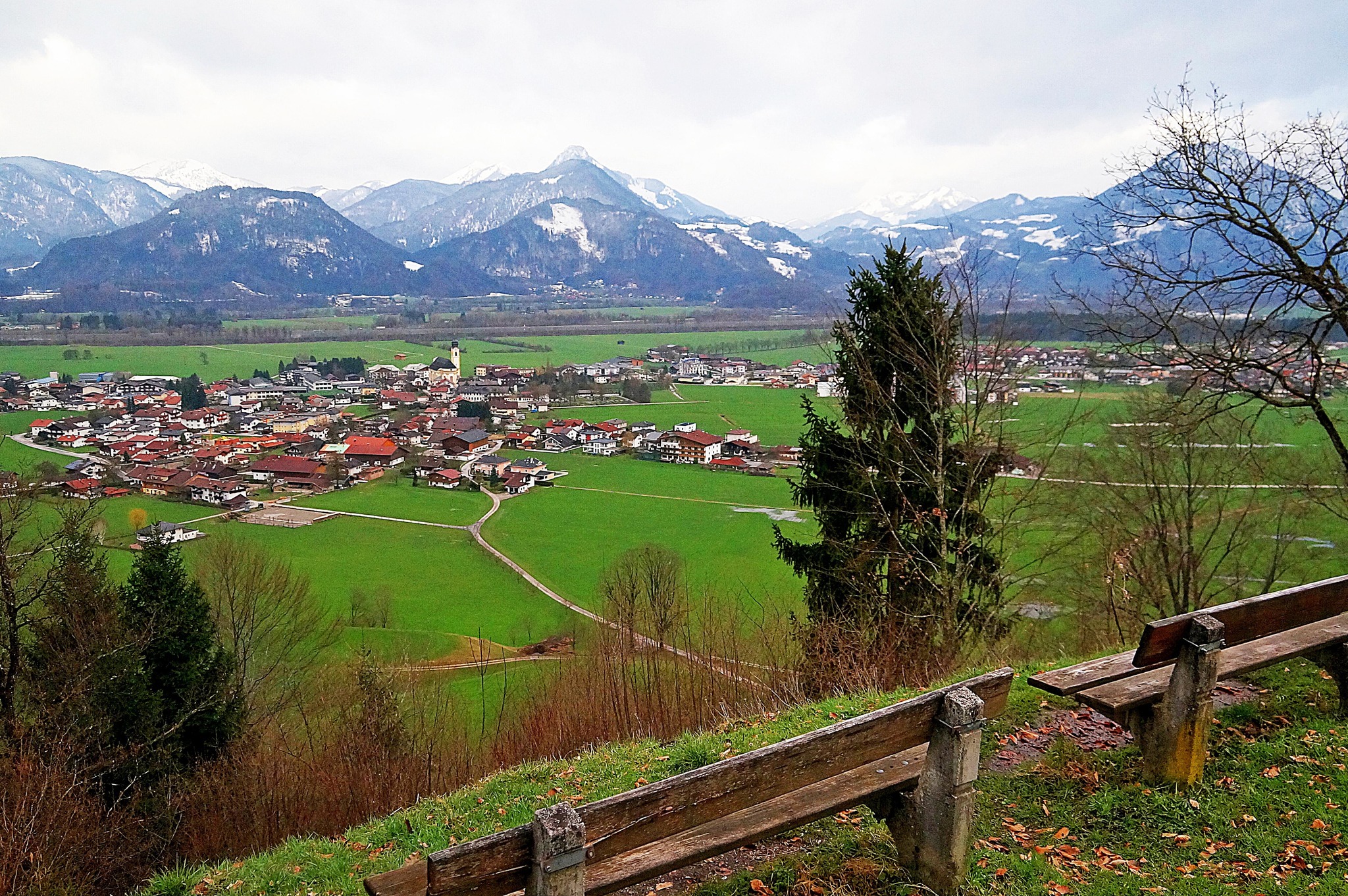 Blick auf Ebbs/Tirol - Kufstein