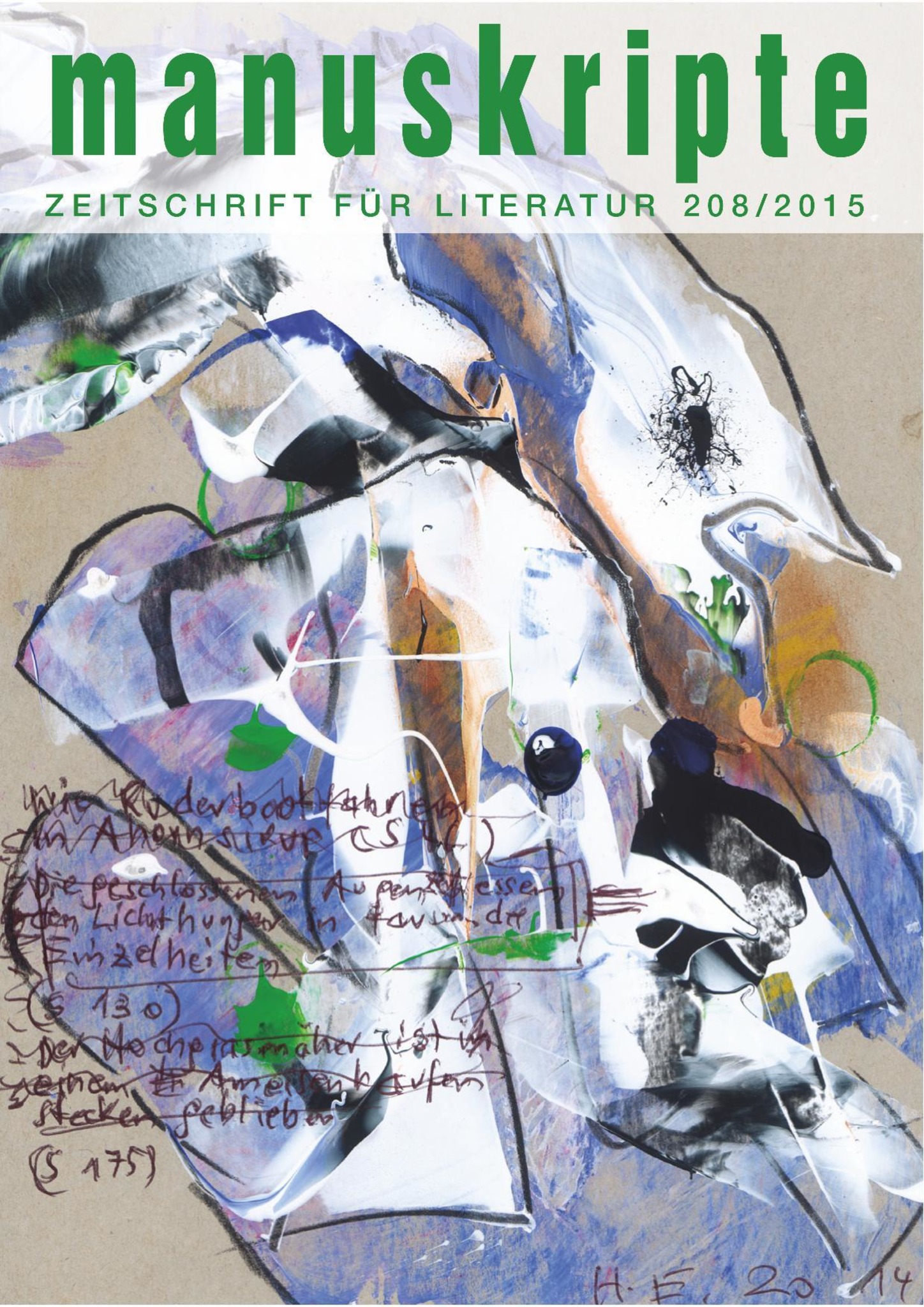 Präsentation der manuskripte-Ausgabe 208 - Graz