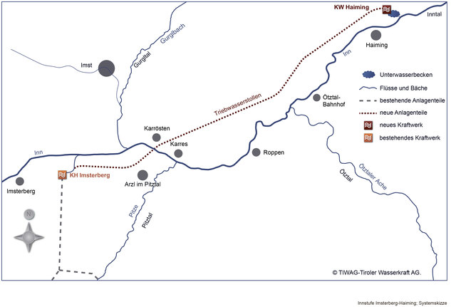 TIWAG reichte Projekt Innstufe Imst-Haiming bei UVP-Behörde ein - Imst