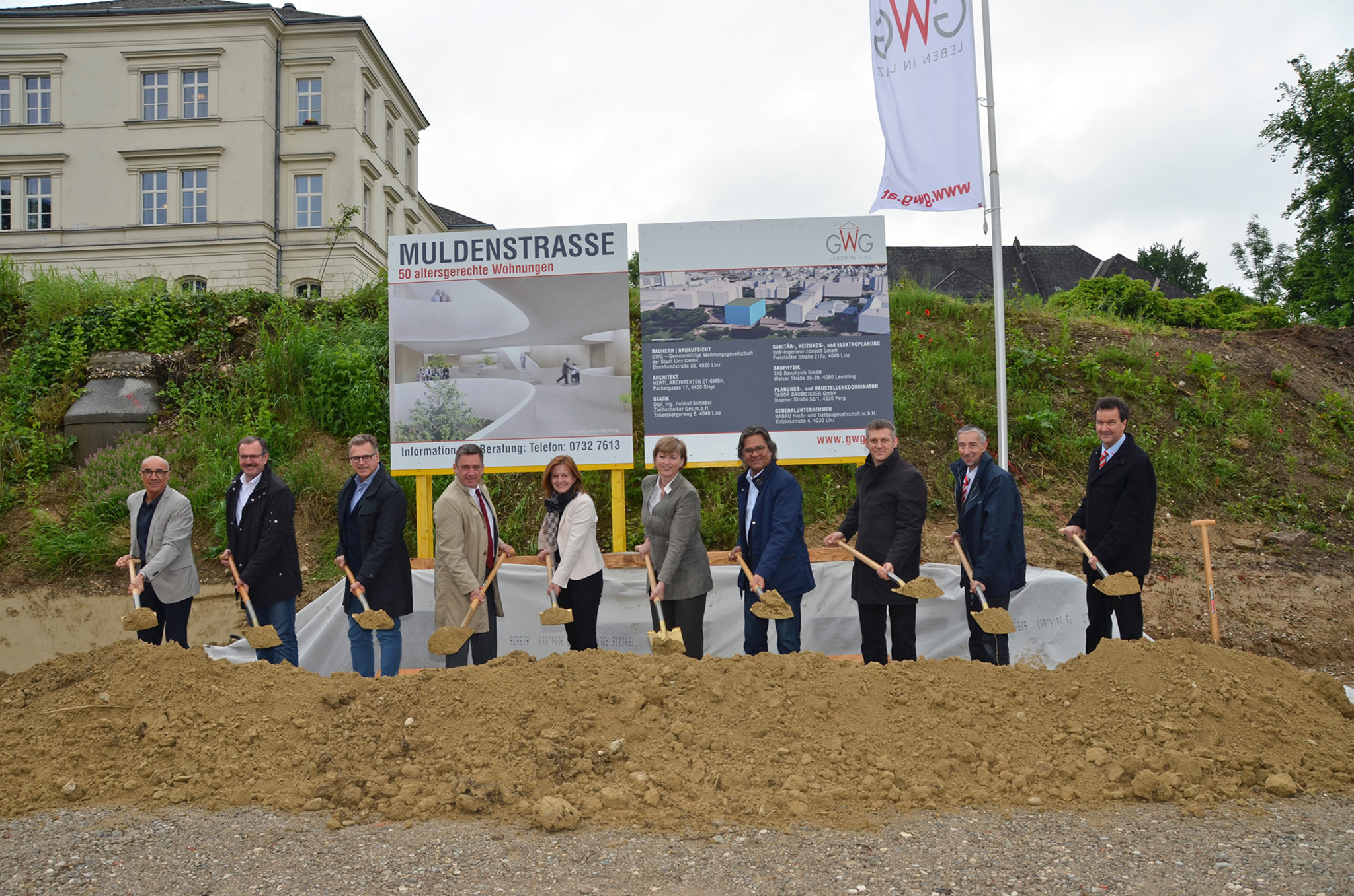 Altersgerechtes Wohnen: Spatenstich für Wohnanlage an der Muldenstraße ...