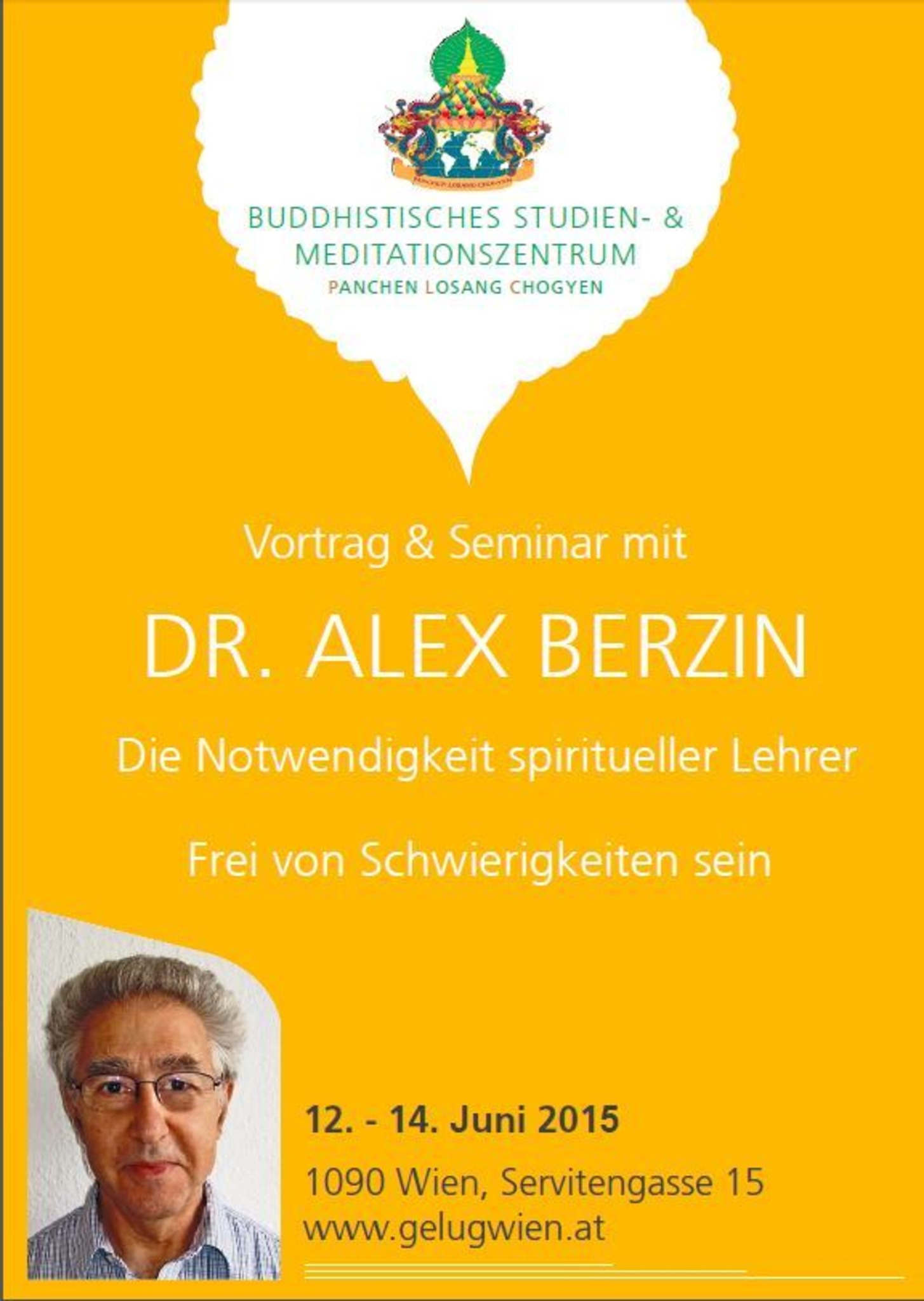 Vortrag und Seminar mit Dr. Alex Berzin - Alsergrund