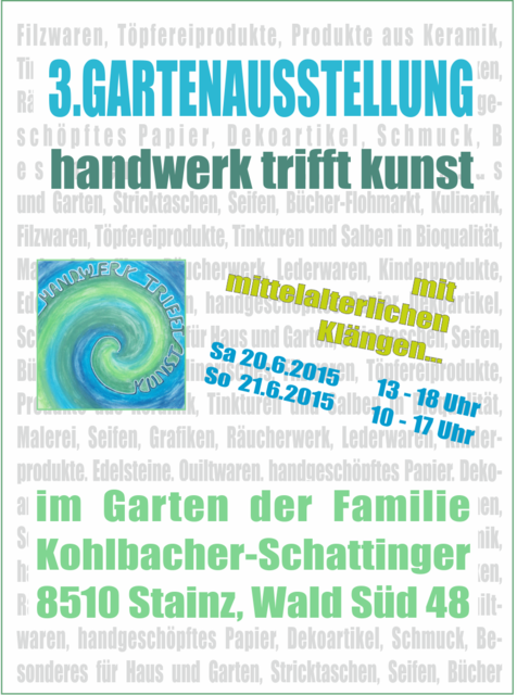 HANDWERK-TRIFFT-KUNST IM GARTEN - Deutschlandsberg