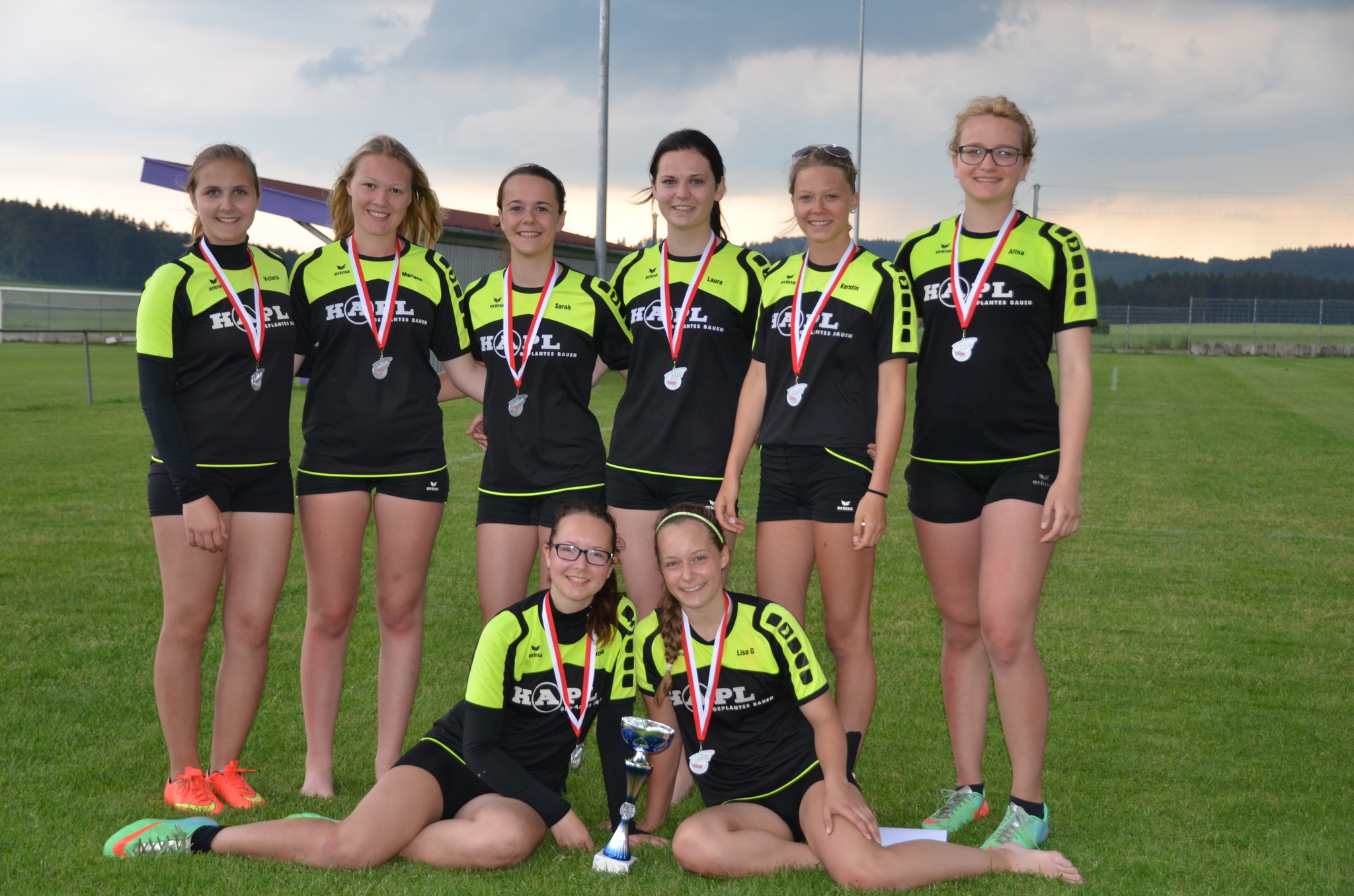 Faustball Landesmeister U16 weiblich - Vize-Landesmeister U18 weiblich ...