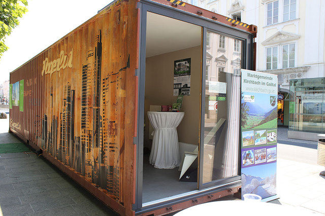 Zu Besuch im Living Container am Neuen Platz - Klagenfurt