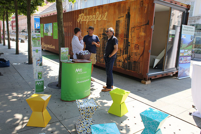 Zu Besuch im Living Container am Neuen Platz - Klagenfurt