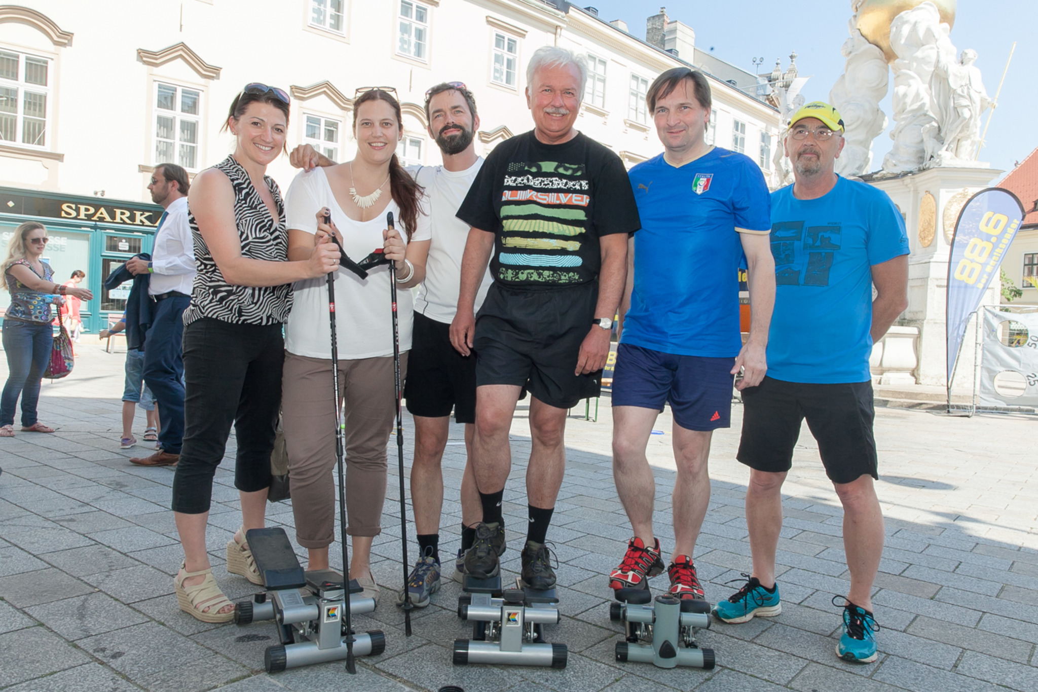 Staska topfit bei der Stepper-Challenge - Baden