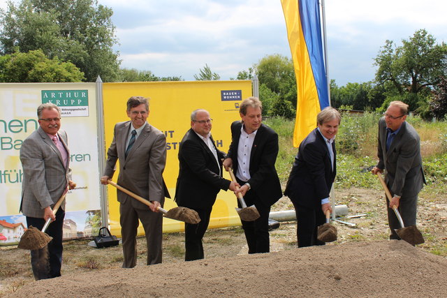 Grundsteinlegung in Eggendorf - Wiener Neustadt