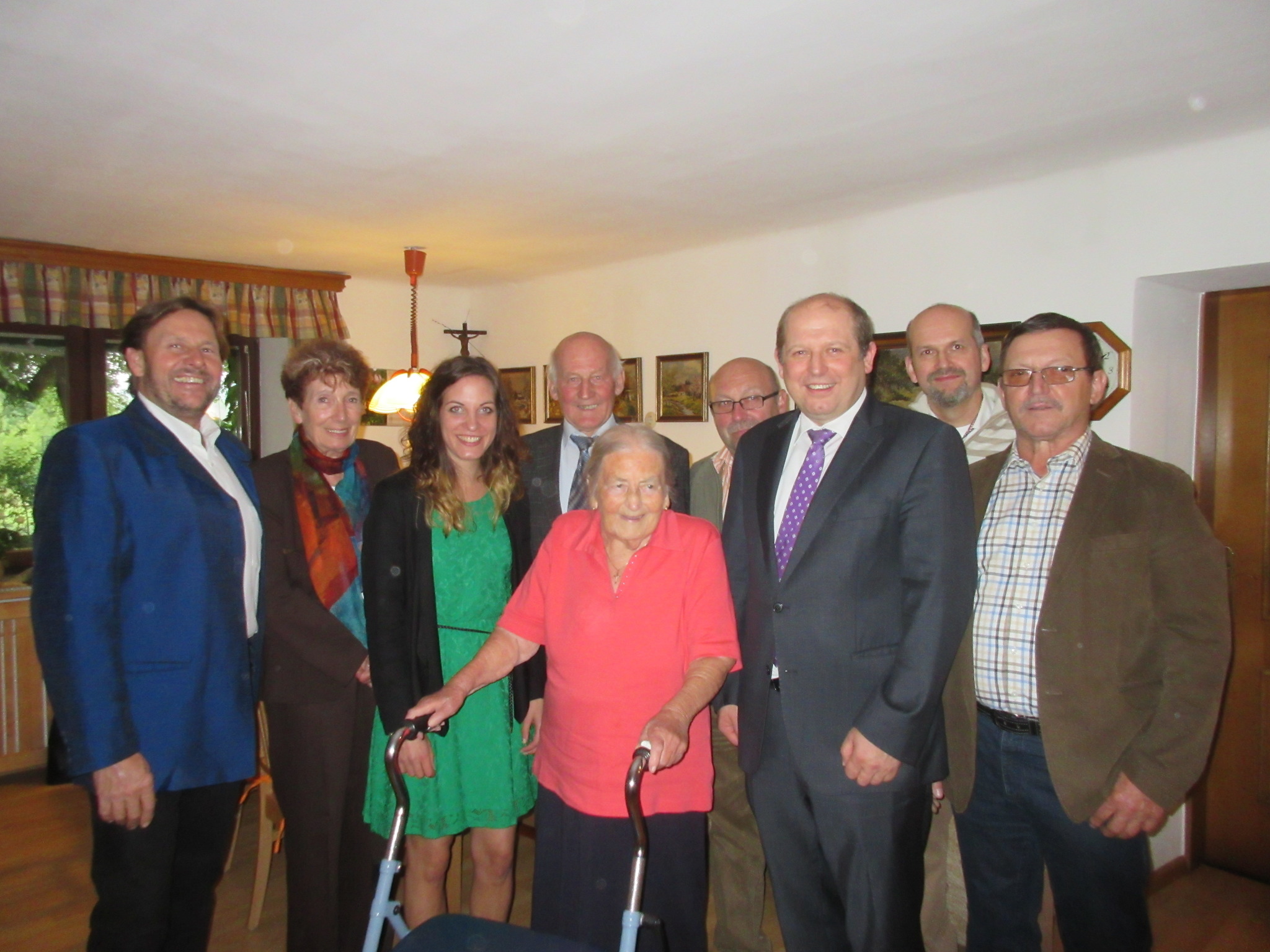 95. Geburtstag von Frau Maria Heiss aus Scheiblwies - Krems