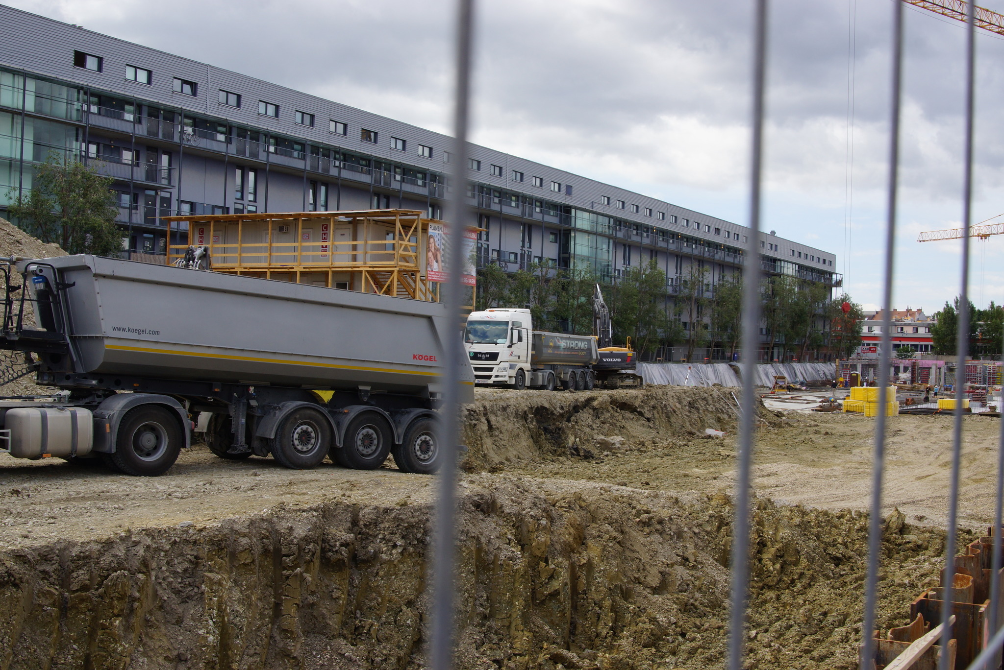 Baustelle Lastenstrasse - Liesing