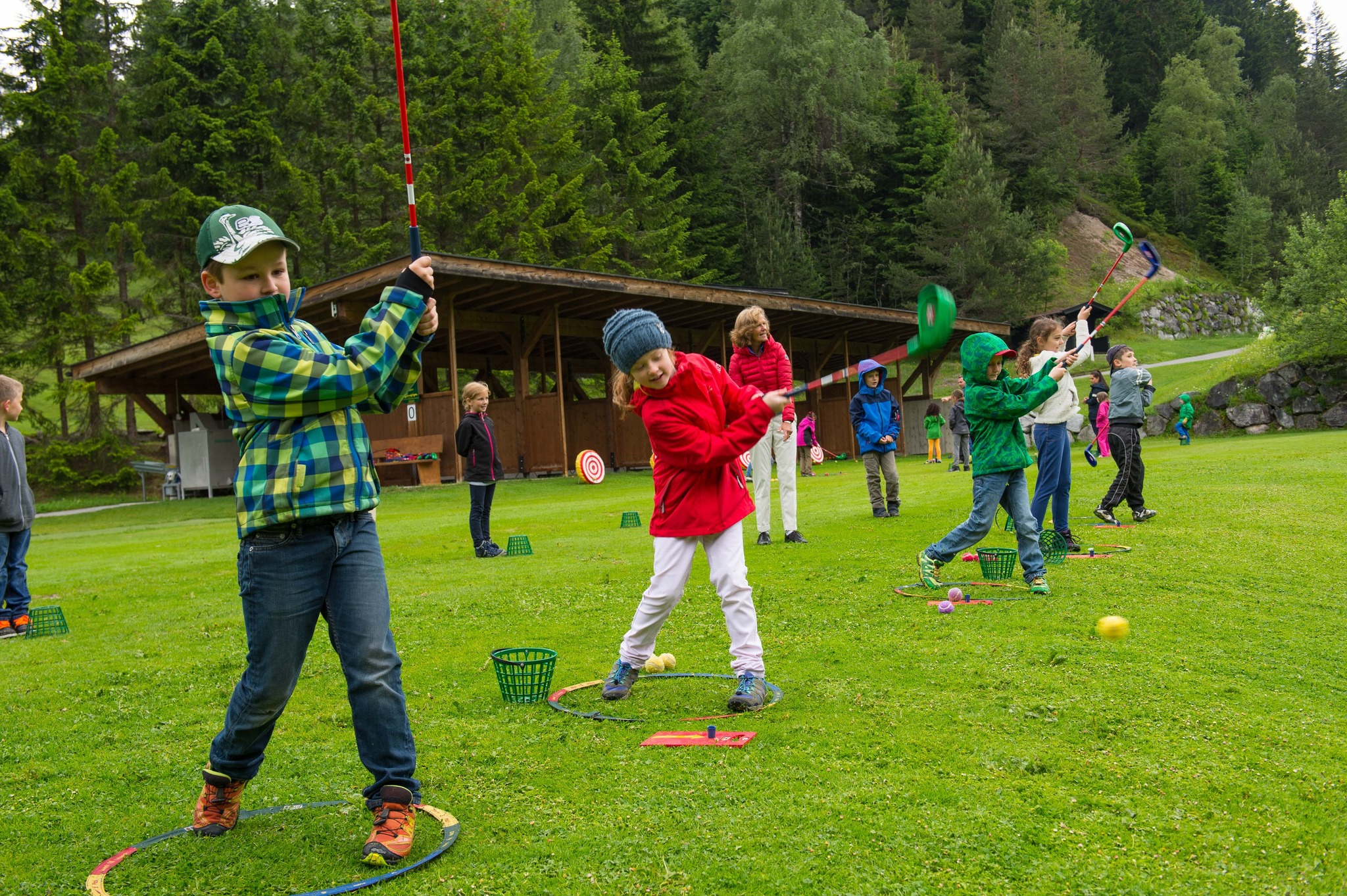 Leutascher VS-Kinder beim „SNAG Golf“ in Seefeld - Telfs