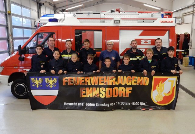 Erfolgreiche Erprobung der Feuerwehrjugend Ennsdorf - Enns