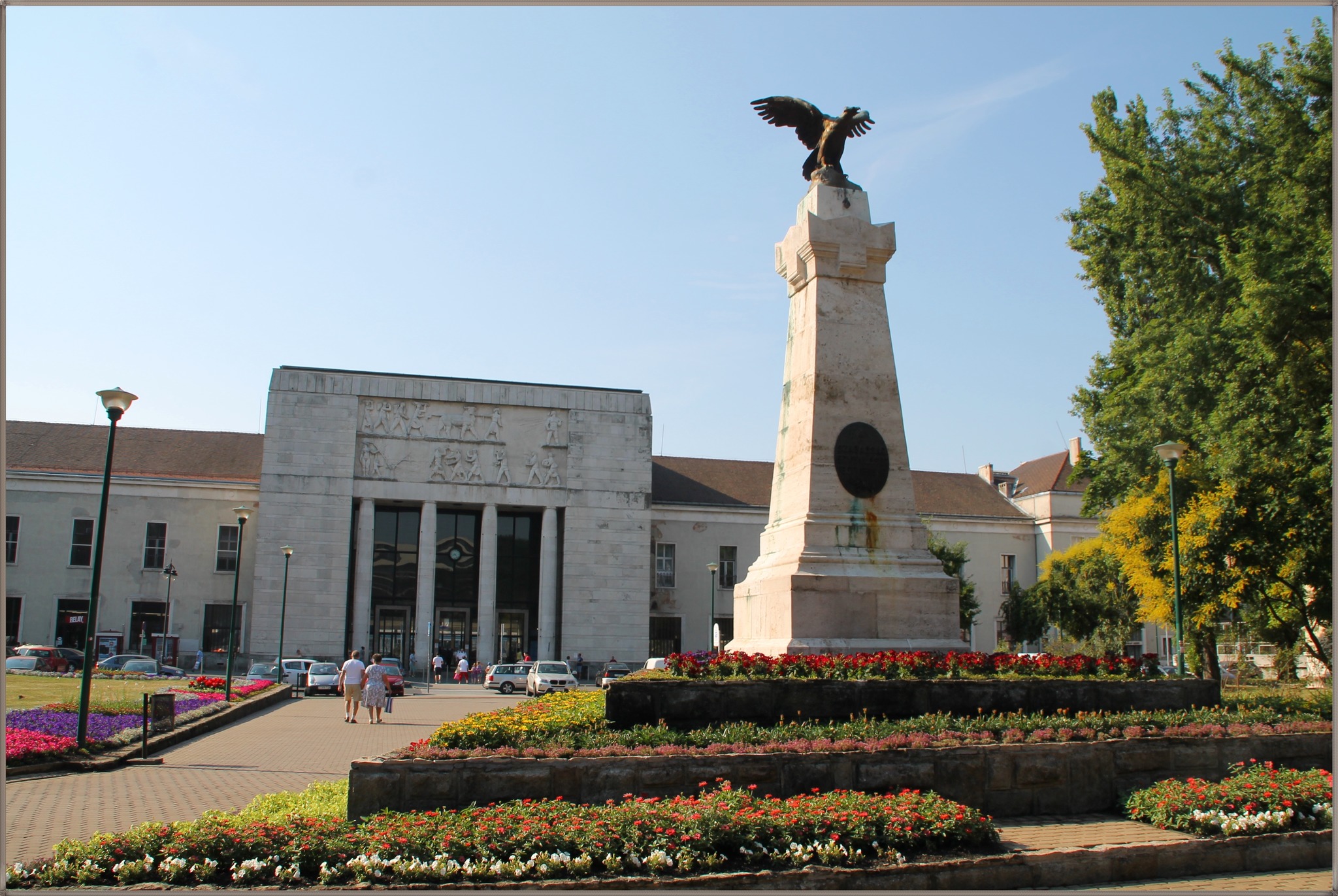 Der Bahnhof in Györ - Favoriten
