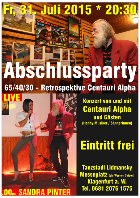 Abschlussparty mit Centauri Alpha und Gästen - Klagenfurt