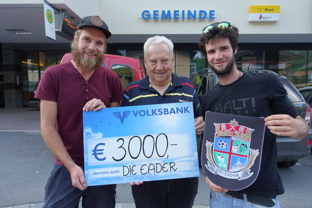 See: "Die Eader" spenden für Katastrophen-Opfer - Landeck