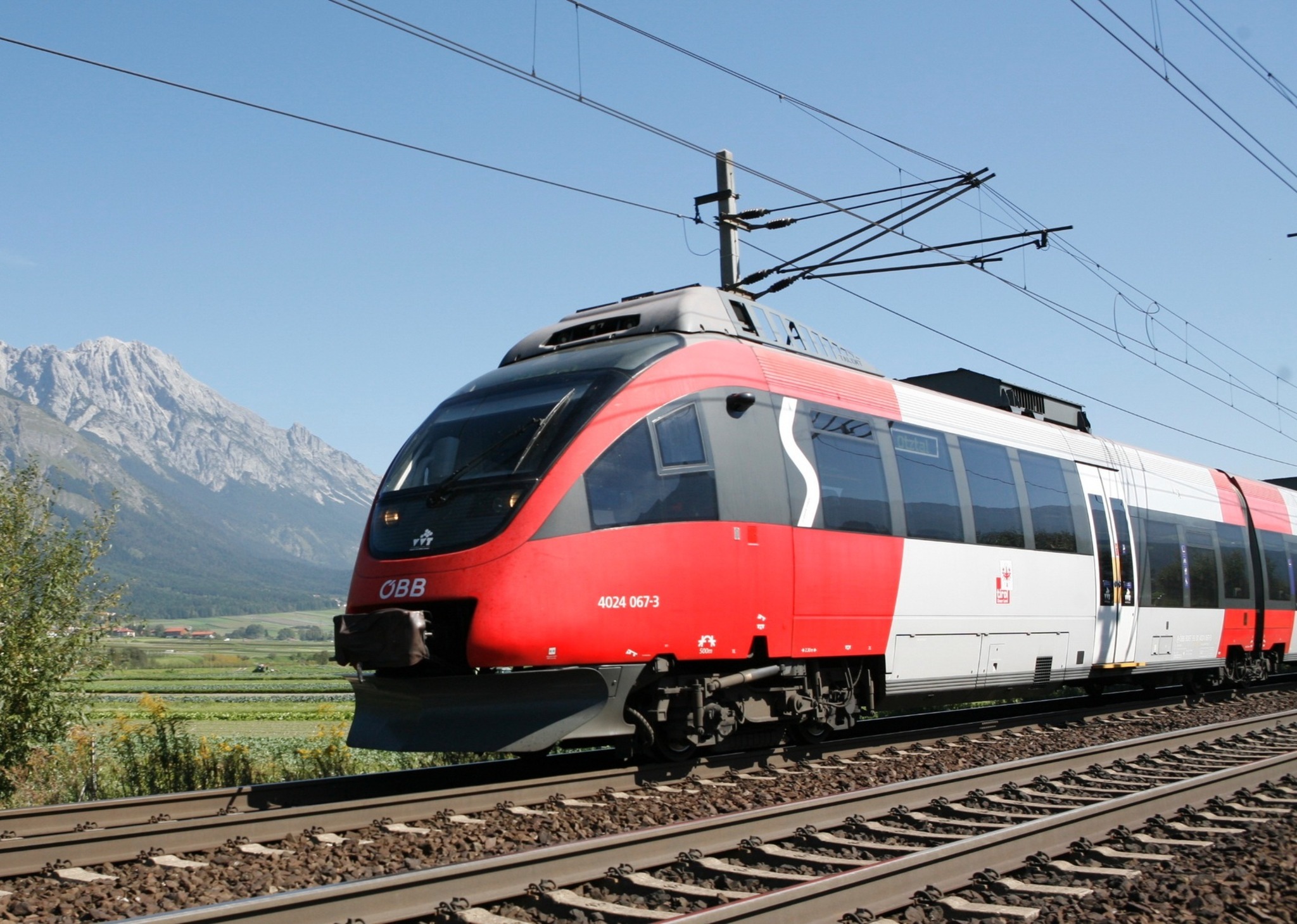 In Tirol sind die Züge der ÖBB ganz besonders pünktlich: 97,6 Prozent ...