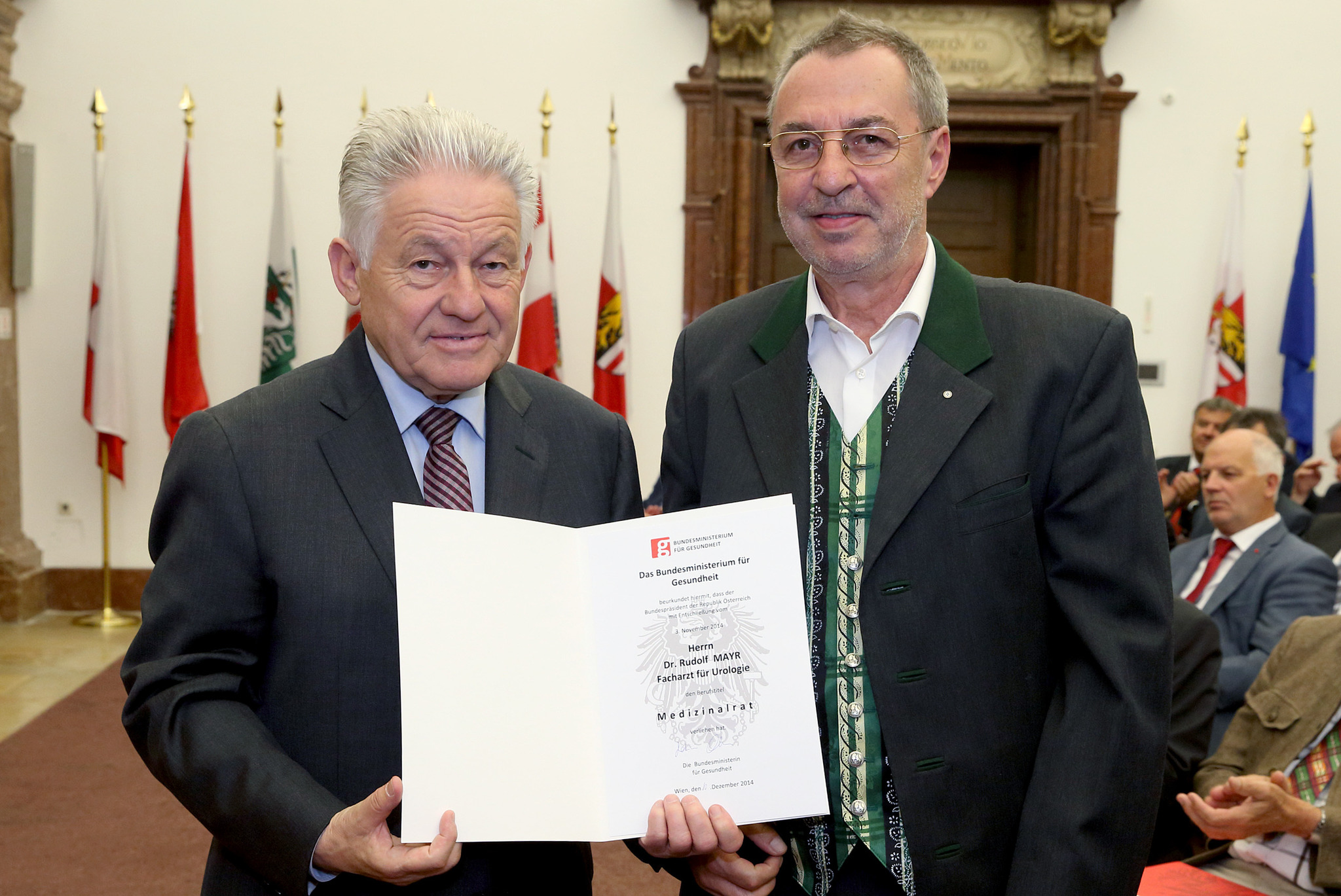 Rudolf Mayr zum Medizinalrat ernannt - Ried