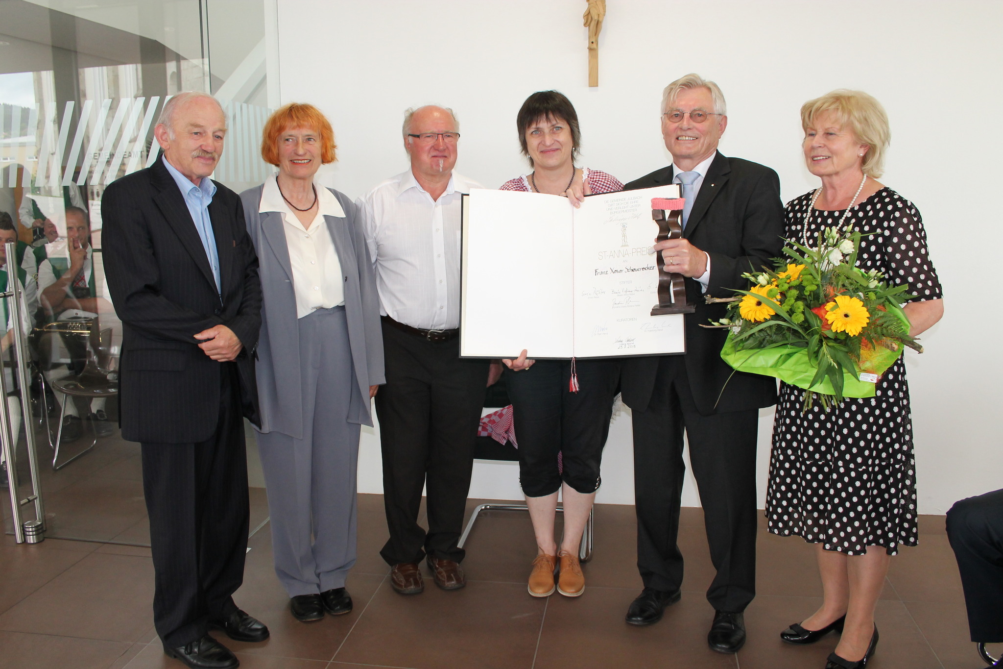 St. Anna Preis für Franz Xaver Scheuerecker - Rohrbach
