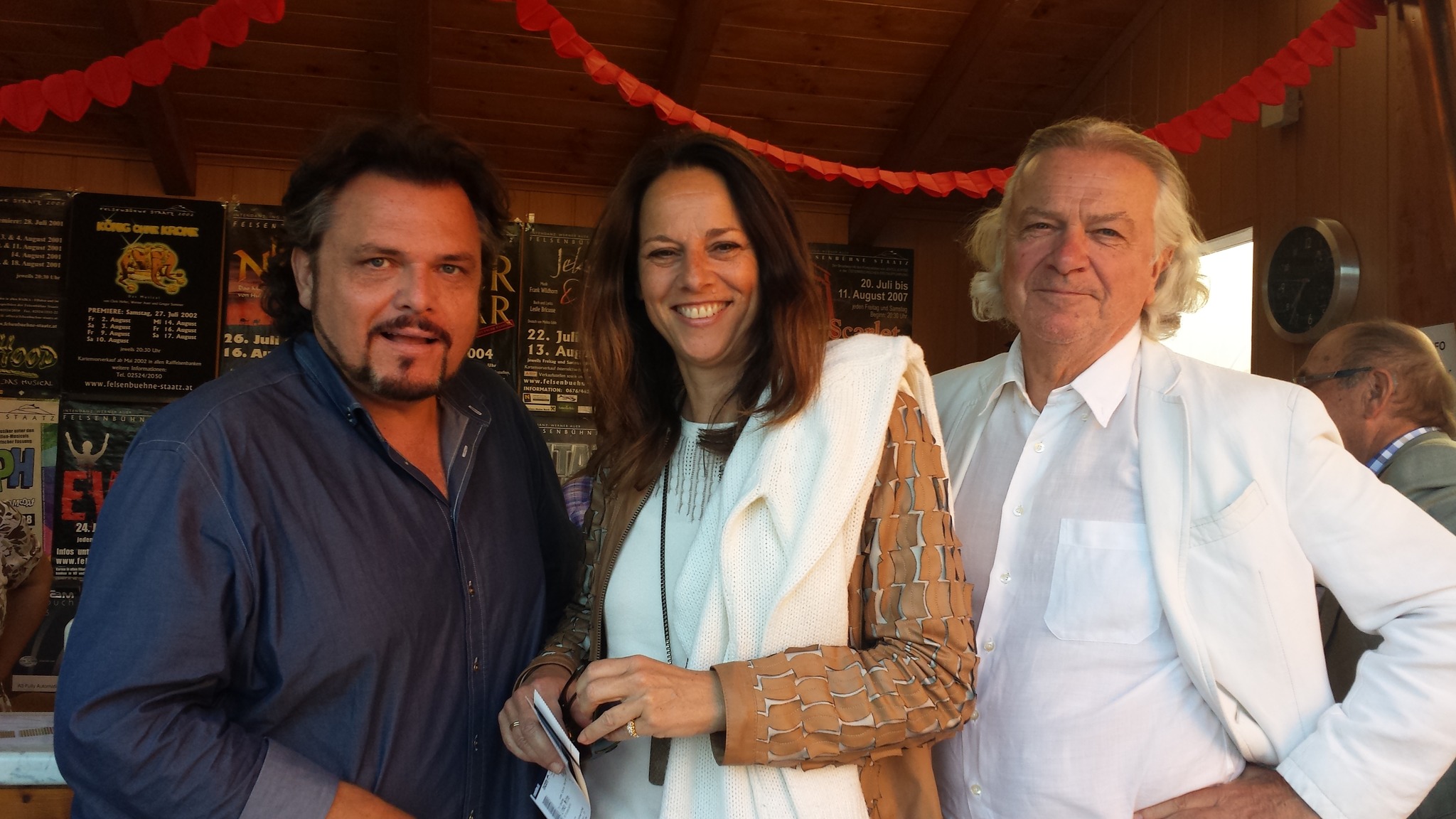 Prominente Gäste in Staatz: Werner Auer begrüßte Vera Russwurm mit Ehemann Peter Hofbauer zu ...