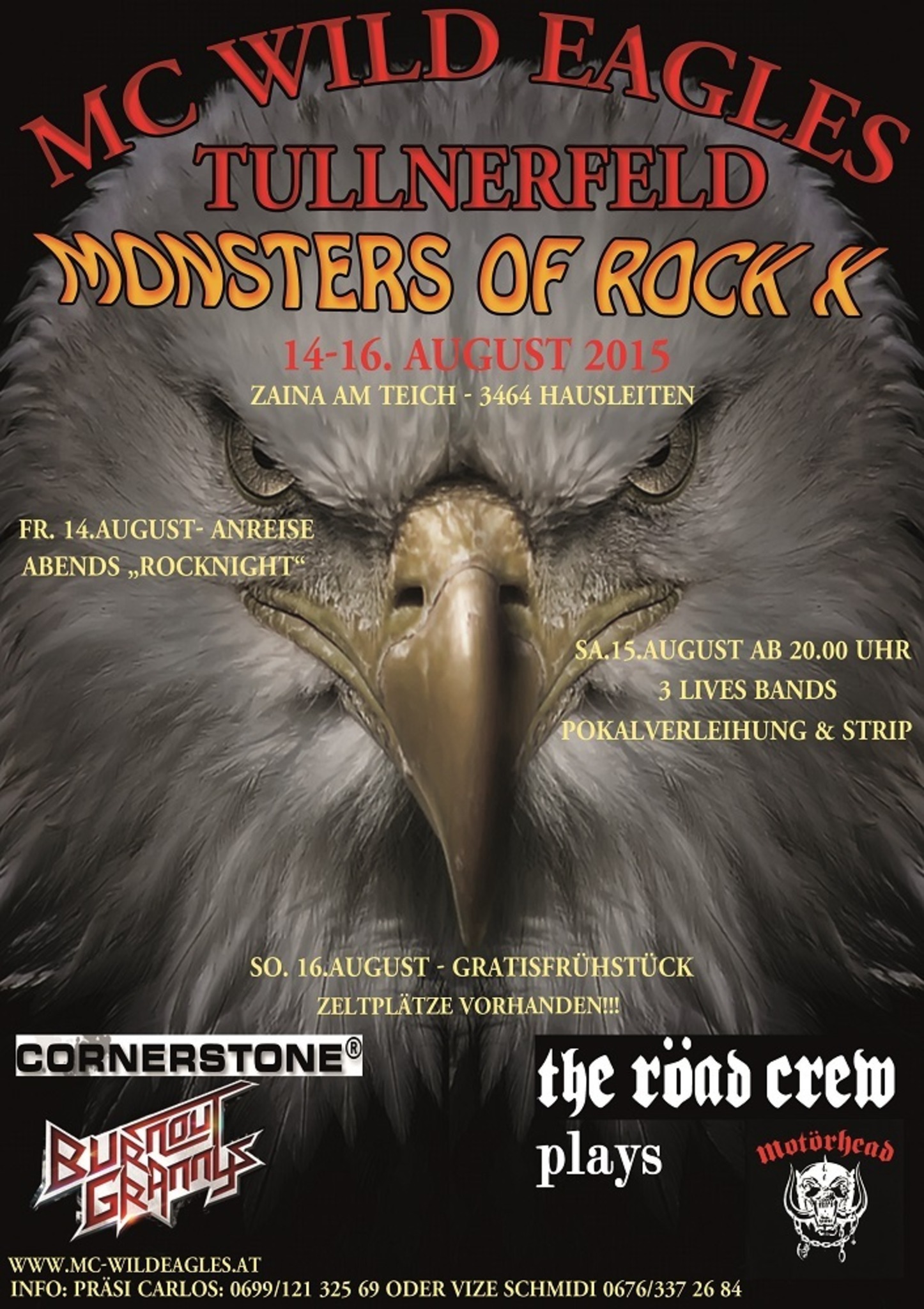 CORNERSTONE @ Monsters of Rock X, Hausleiten - Korneuburg
