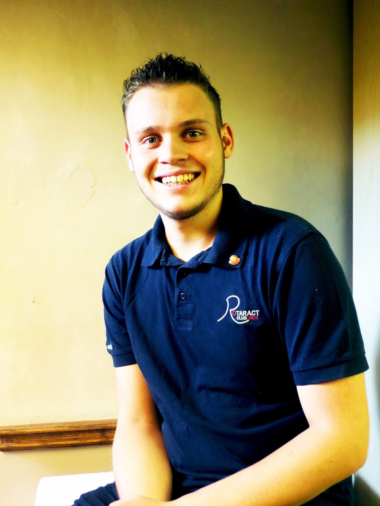 Simon Strobl ist Präsident von Rotaract - Weiz