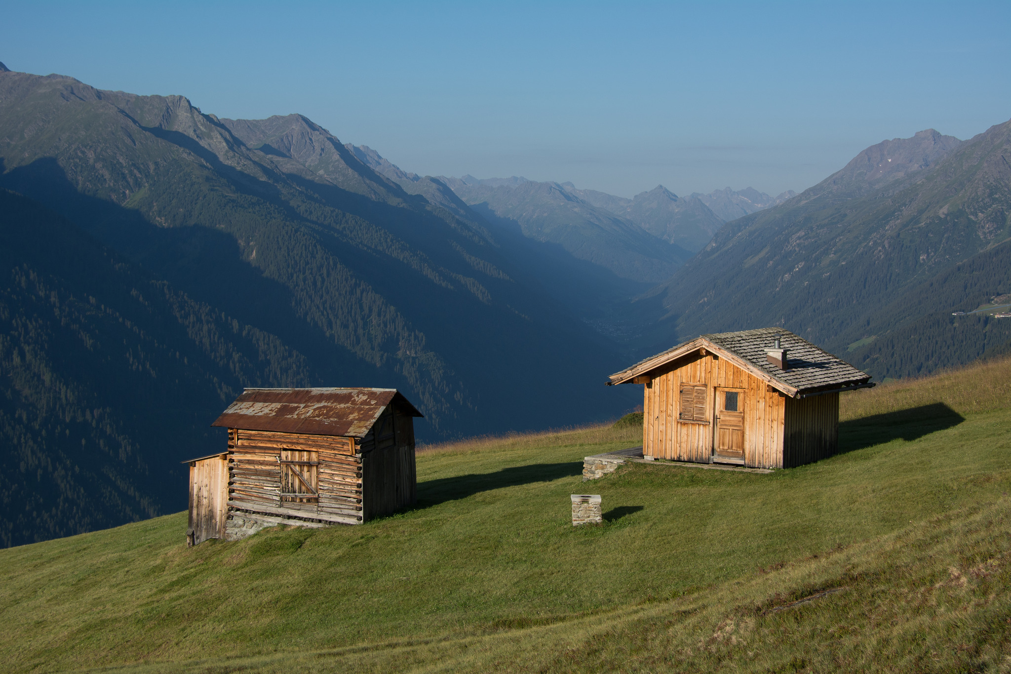 Blick ins Paznauntal - Landeck