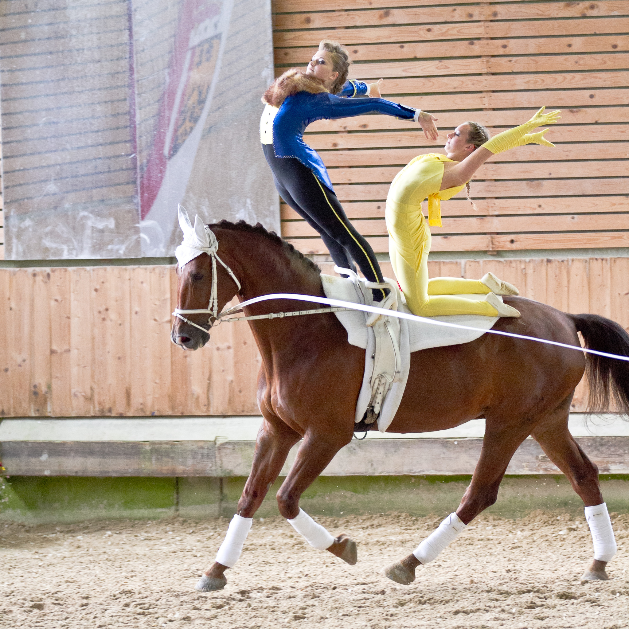 4.Platz bei der Junioren Weltmeisterschaft im Voltigieren - Schwaz