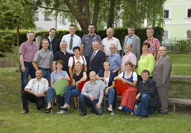 Das „Kern“-Team der ÖVP Aschach - Steyr & Steyr Land